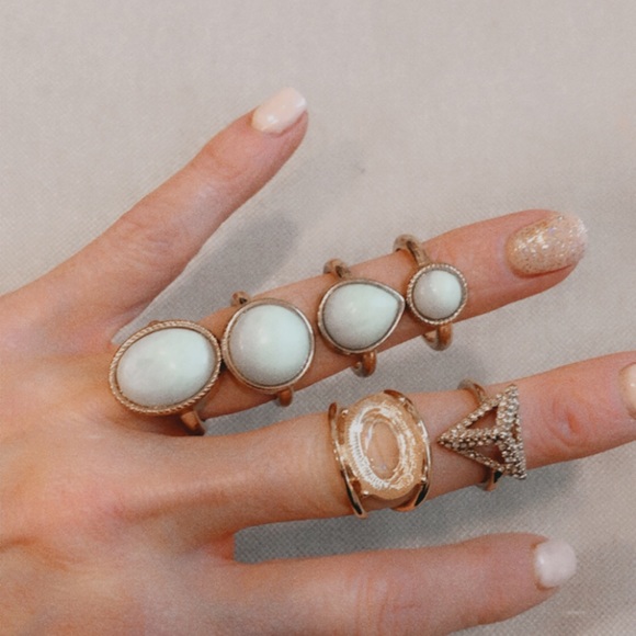 Francesca's Collections | Jewelry | Lot 7 Rings Francescas Bcbg | Poshmark